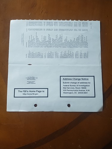 4 authentic FBI wanted posters original! | eBay