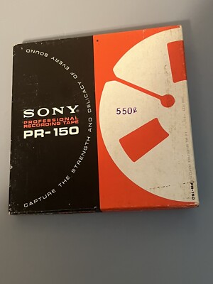SONY PR-150 reel to reel professional recording tape - 1800' 7" USED ...