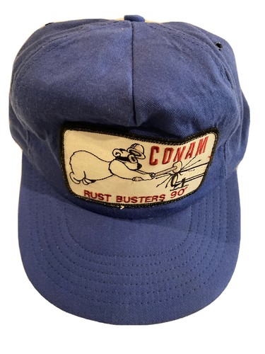 Vintage Conam Rust Busters 90 snap back cap hat - Gem