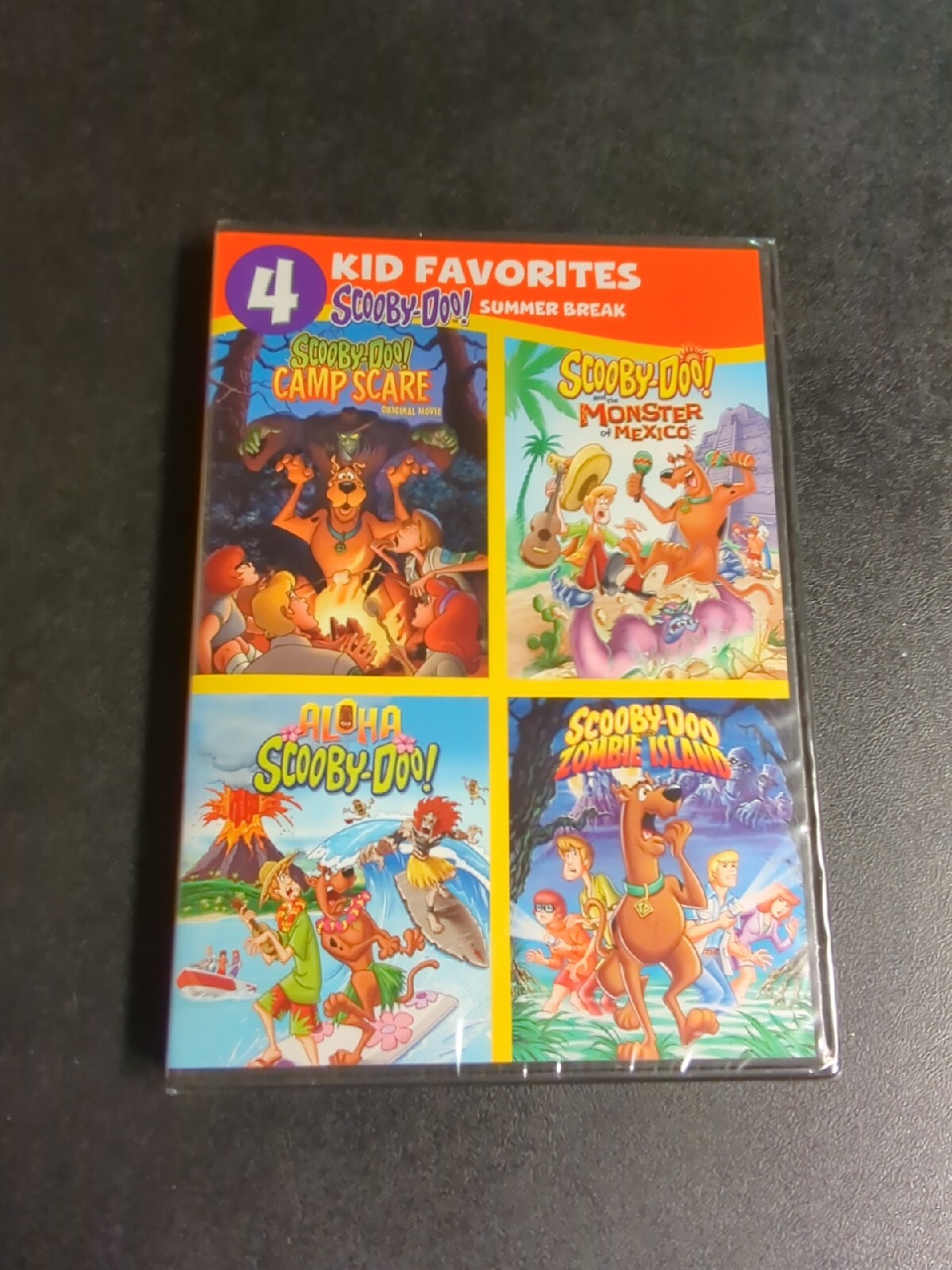 4 Kid Favorites: Scooby-Doo Summer Break DVD | Grelly USA
