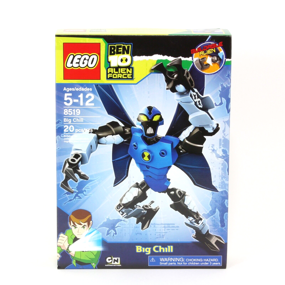 NEW Lego Ben 10 Alien Force BIG CHILL - Set 8519 - Ben Ten BigChill ...