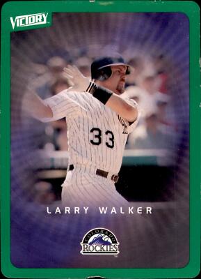Larry Walker #33 2003 Upper Deck Victory Tier 1 Green | eBay