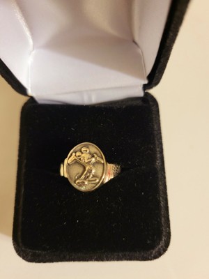 Disney Cast Member Disneyland 20 Year's Of Service Ring 14K White Gold ...