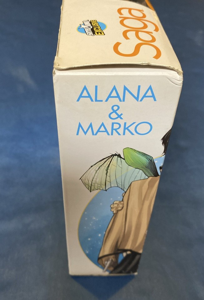 2016 SDCC Skybound BRIAN VAUGHAN SAGA ALANA & MARKO 2 pack figure set ...