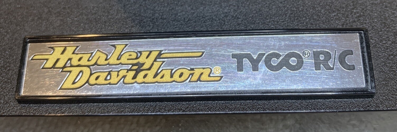 Tyco R/C Remote Control Yellow Harley Davidson Motorcycle Racer W/O ...