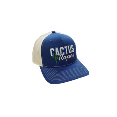 Cactus Ropes Mesh Snapback Adult Cap Royal Blue and White | eBay