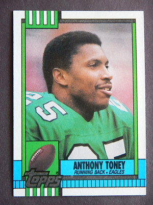 Anthony Toney #90 Topps 1990 Football Card (Philadelphia Eagles) VG | eBay