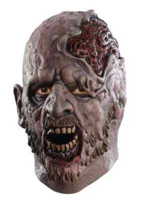 Screaming Corpse Mask Walking Dead Zombie Halloween Adult Costume ...