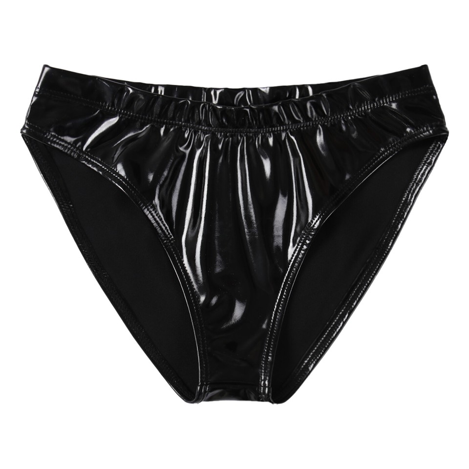 Women Underwear Hot Briefs Booty Panty Beach Strings Patent Leather ...