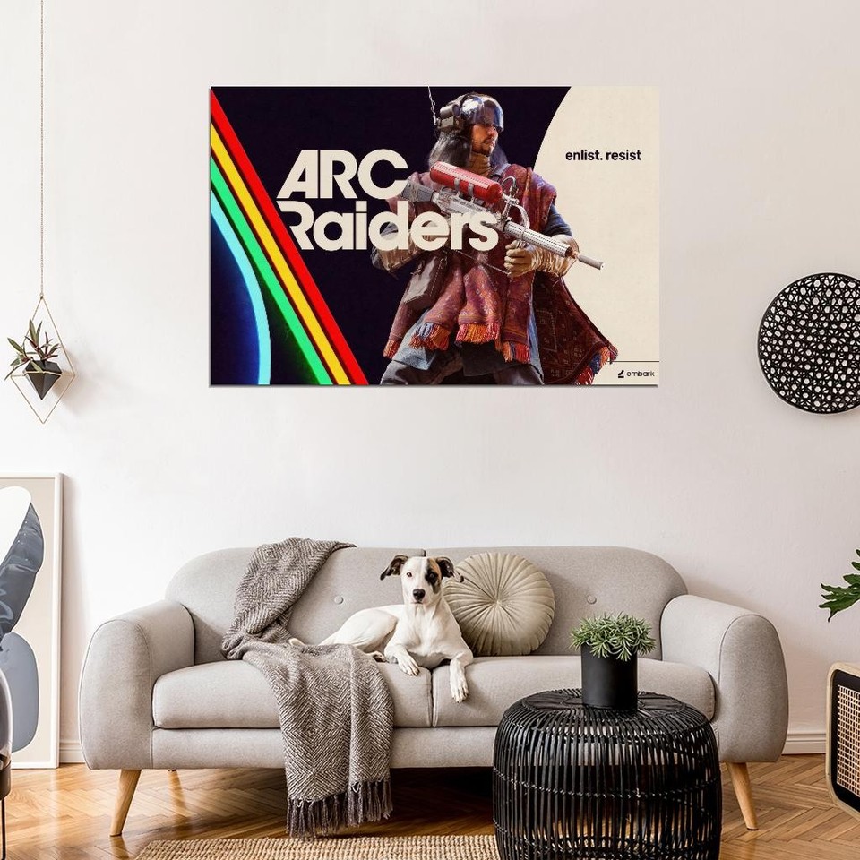 ARC Raiders Character Raider Concept Art Sci-Fi Video Game Wall Decor ...