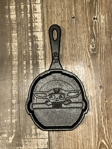 Star Wars Cast Iron Skillet Pan 4.5” Baby Yoda Pattern Pancake Maker | eBay