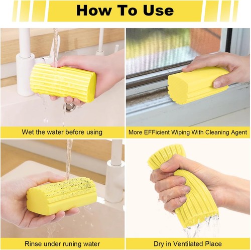 Dusting Sponge Damp Duster for Cleaning - 4 Packs Dust with Variety | eBay
