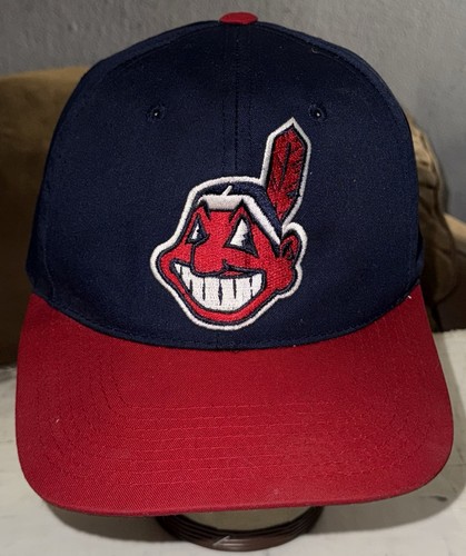 Vintage Cleveland Indians Chief Wahoo MLB Major League Blue/Red ...