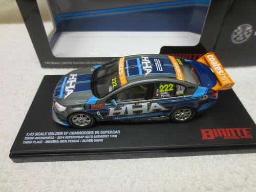 2014 BATHURST 3RD PLACE PERCAT & GAVIN VF COMMODORE HOLDEN 1:43 SCALE ...