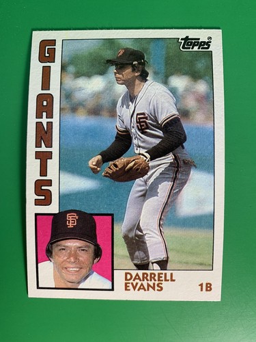 1984 Topps Darrell Evans #325 San Francisco Giants | eBay