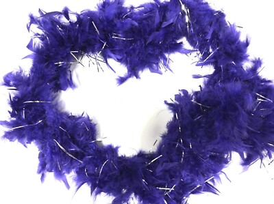 40g Feather Tinsel Boa Metallic Flapper Halloween Costume Accessory 5 ...