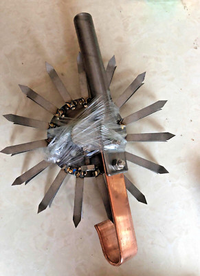 Aluminum Anodize Titanium Disc 215MM Double Rack With 12" Copper Hook ...