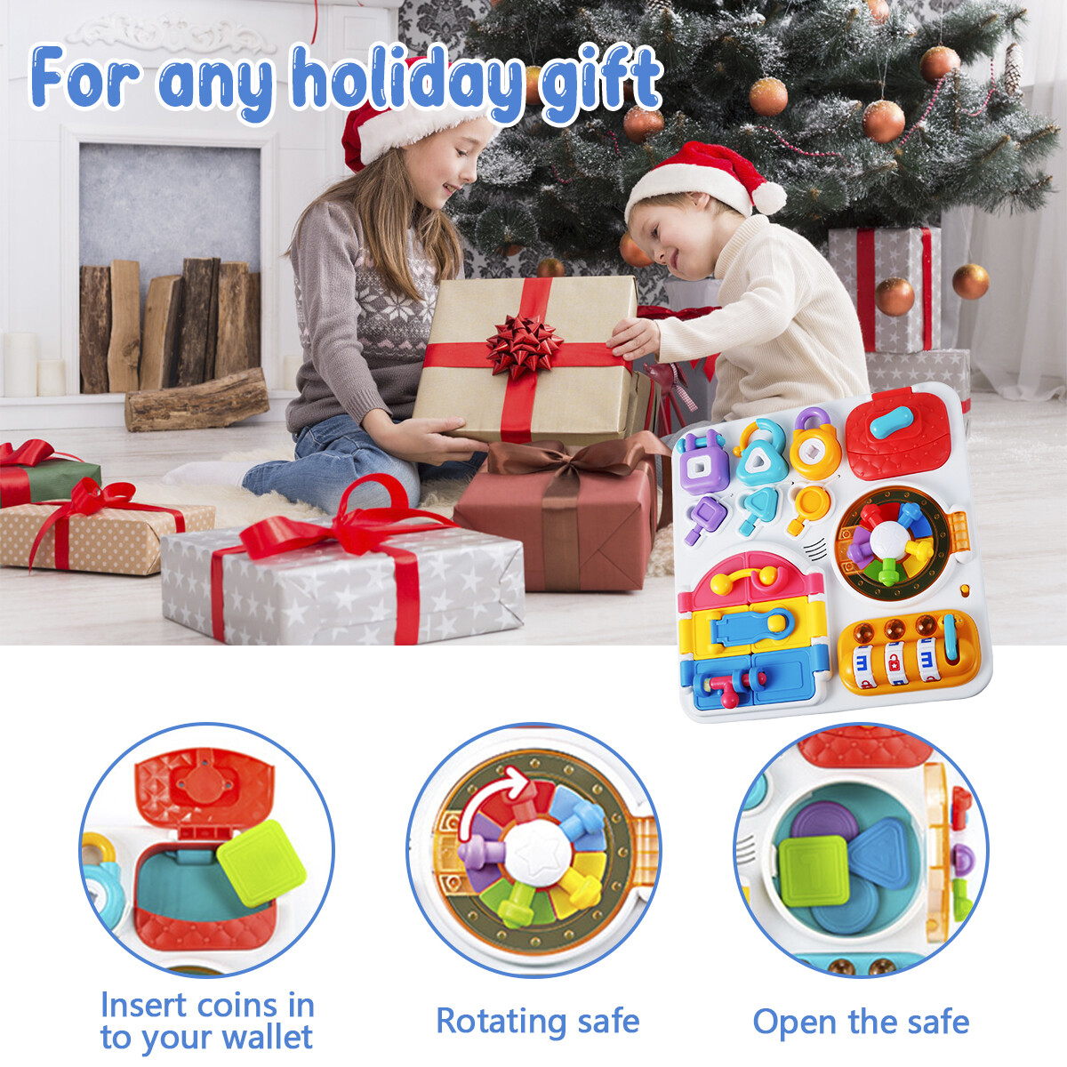 Busy Activity Board for Kids Montessori Busy Board Educational Sensory ...