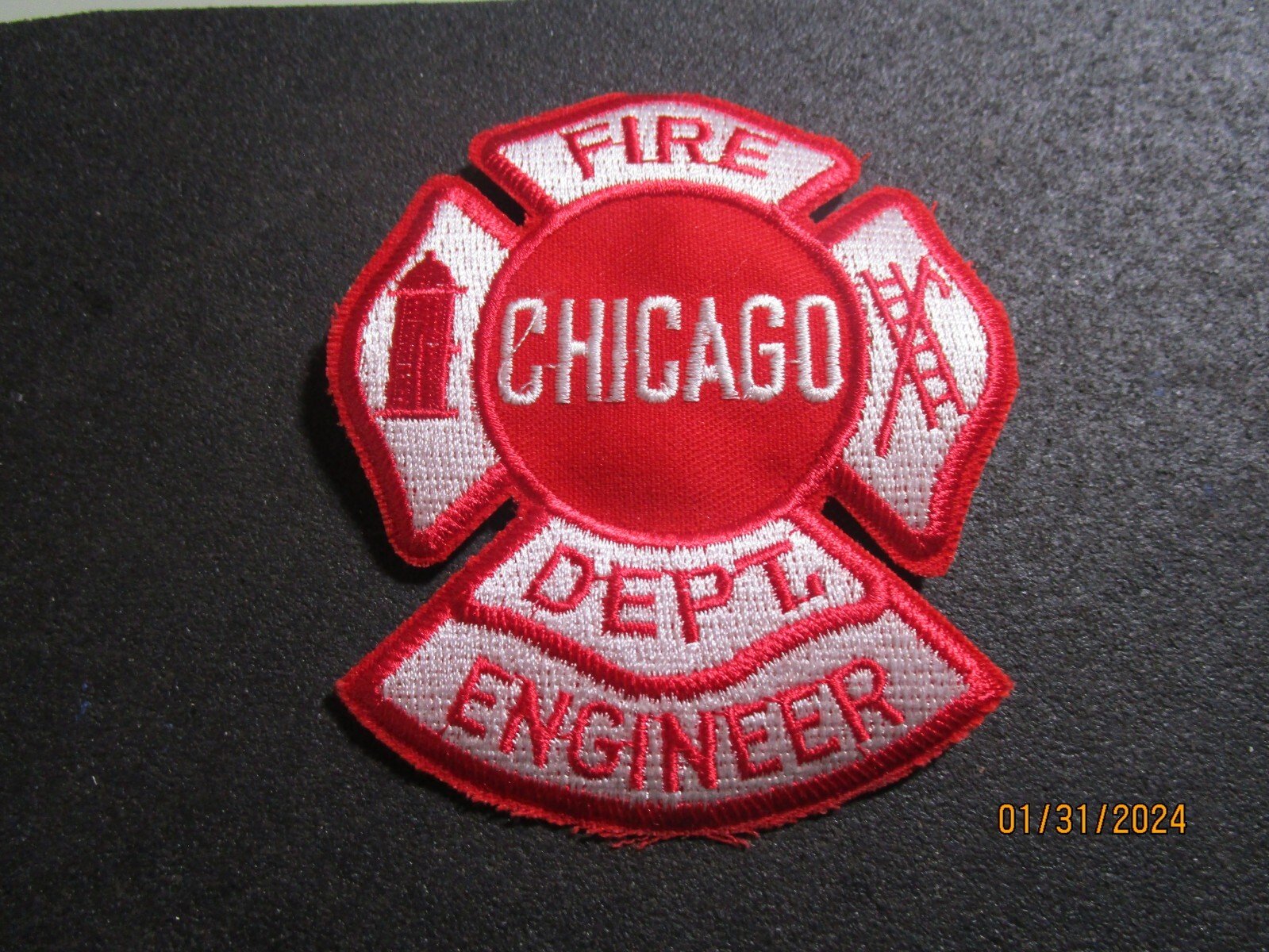 CHICAGO FIRE DEPT. ENGINEER PATCH | eBay