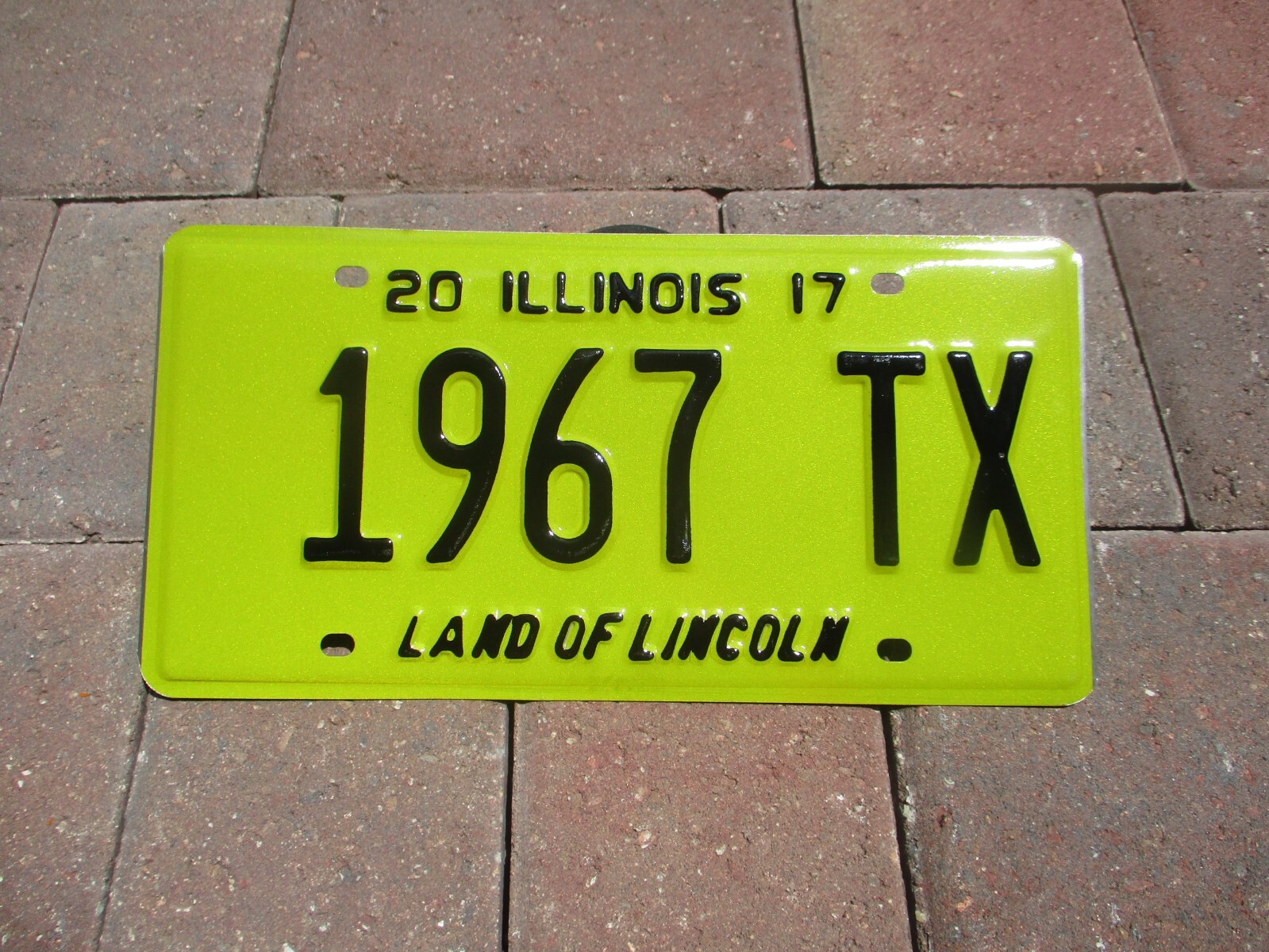Illinois 2017 TAXI license plate # 1967 | eBay