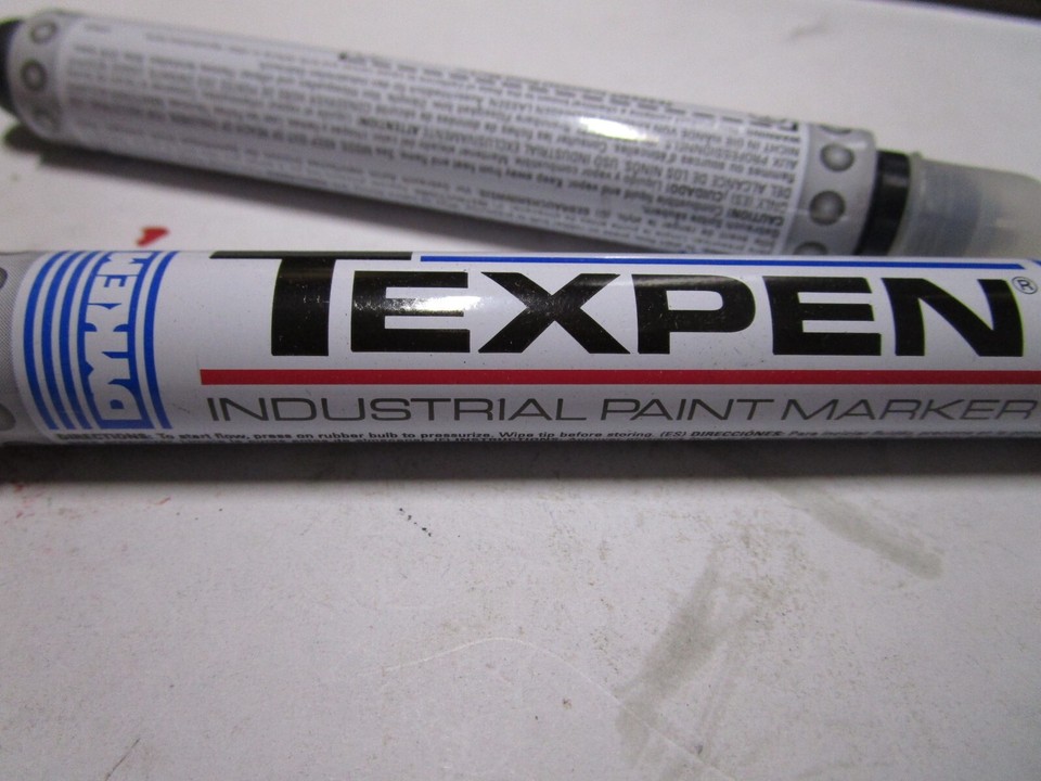 Black Medium Tip Valve Action Dykem® Texpen® Paint Marker QTY 2 | eBay