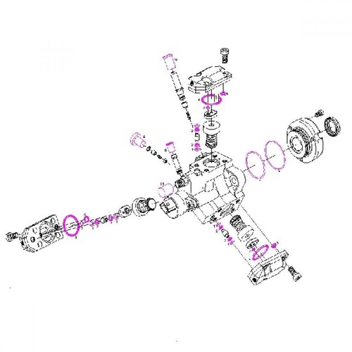 GENUINE BOSCH DIESEL FUEL PUMP REPAIR KIT FOR VAUXHALL - F01M101455 ...
