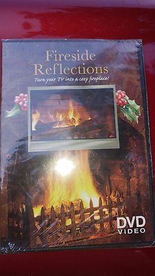 Fireside Reflections DVD cozy fireplace scenes St James Harp Quartet ...