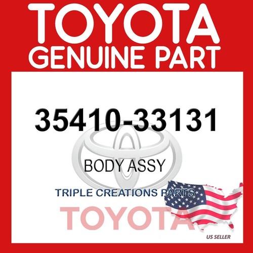 GENUINE Toyota 35410-33131 BODY ASSY, TRANSMISSION VALVE 3541033131 OEM ...