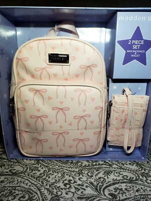 madden girl mini backpack Set With Wallet | eBay