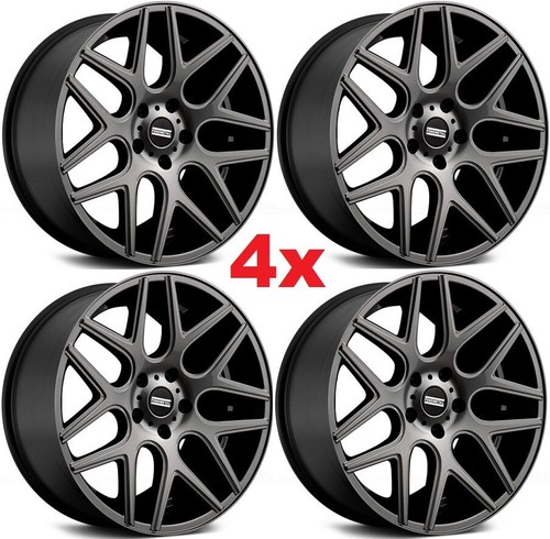 22 WHEELS RIMS SUV CUV ALLOY MAG GUNMETAL GRAY GREY FIT OEM FACTORY OE ...