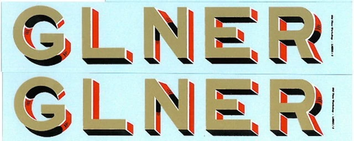 5" LNER Letters (unit = Pair) 5055735516284 | eBay