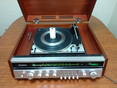 VTG Sony HP-610 A Solid State Stereo Music System Dual 1211 Turntable ...