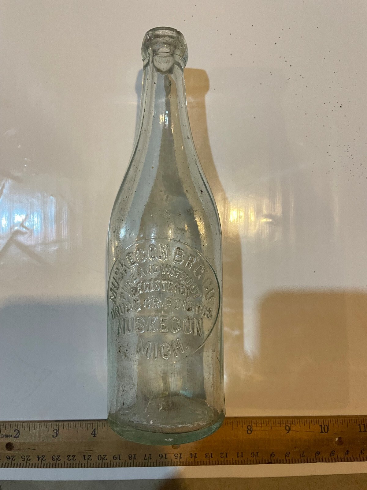 1890s 1900s Muskegon Brewing Company UP Michigan area bottle | eBay