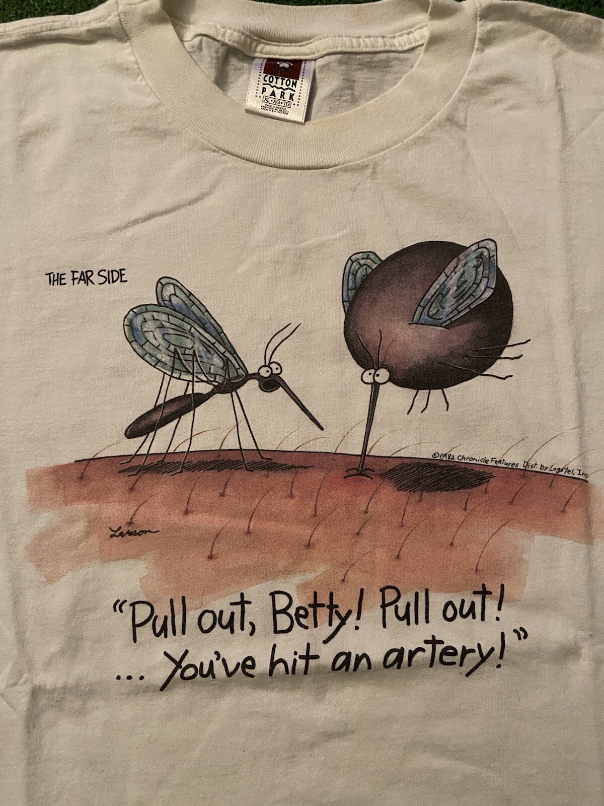 Vintage 1982 Mosquito Bug Humor Funny Obscure Quote W… - Gem