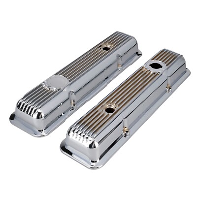 L82 / LT1 Style Chromed Aluminum Valve Covers For 1969-1982 Corvette | eBay