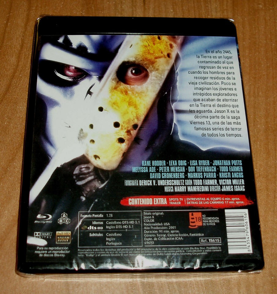 Jason X *2001 / Friday The 13th: Part 10 / Kane Hodder New Region A B C ...