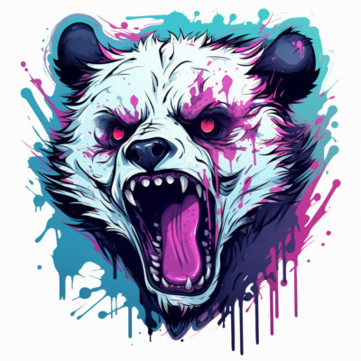 Autoaufkleber Sticker Horror Panda Aufkleber | eBay.de