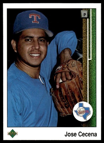 1989 Upper Deck #560 Jose Cecena Rookie Texas Rangers | eBay