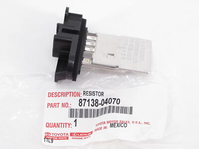 Genuine OEM Toyota 87138-04070 Blower Motor Fan Resistor 2005-2020 ...