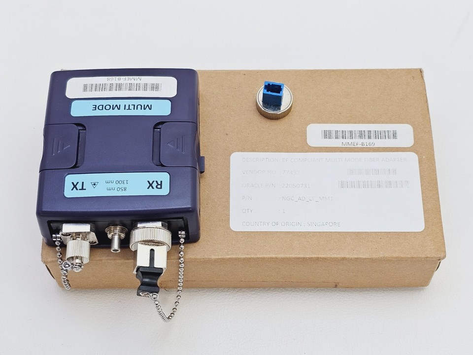 Viavi JDSU Certifier Multimode Fiber Adapters NGC_AD_EF_MM1 850 1300 nm ...