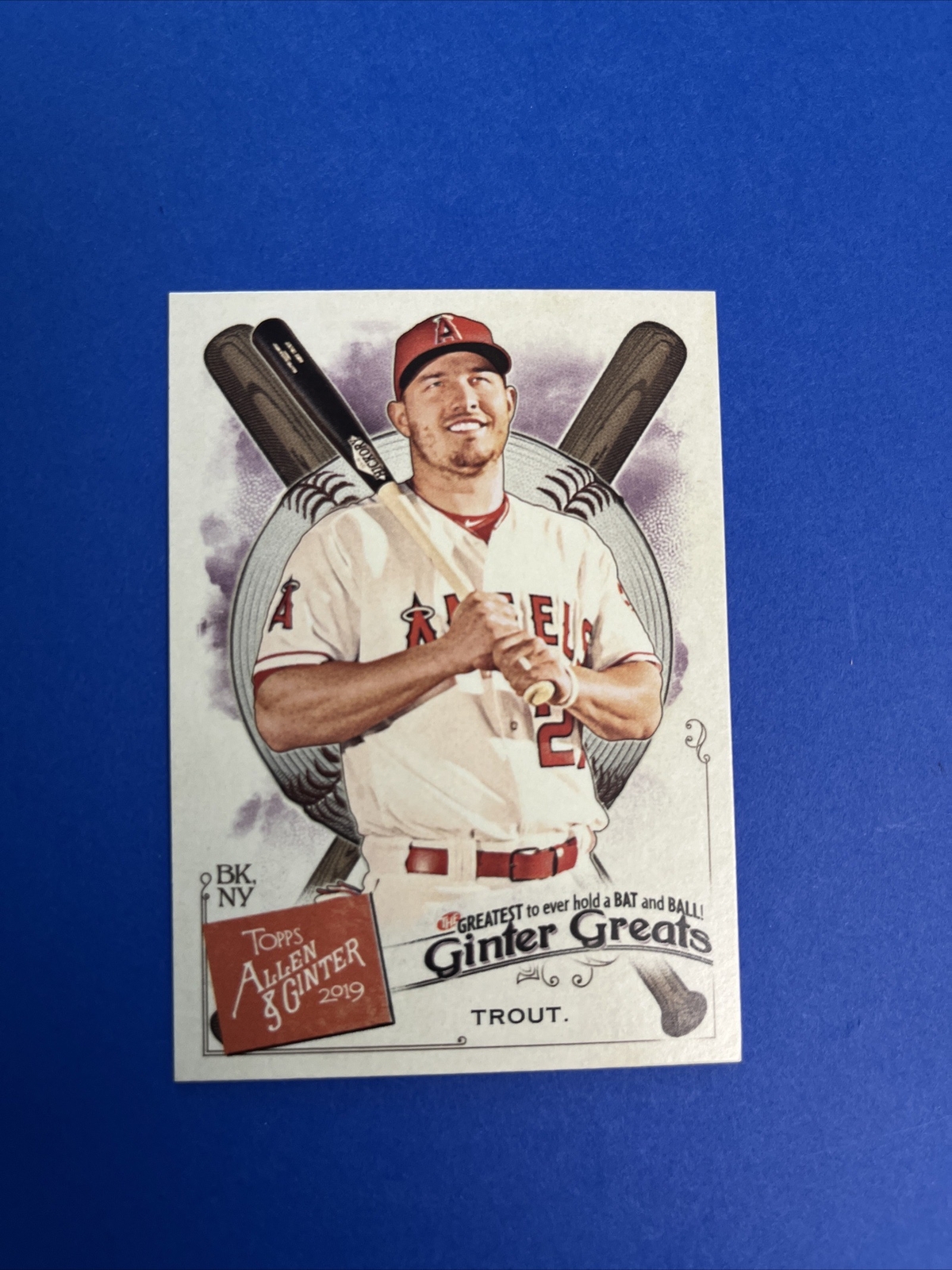 2019 Allen & Ginter Greats Mike Trout #GG46 Los Angeles Angels | eBay