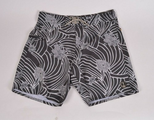 NWT MENS CAPTAIN FIN BOARD SHORTS $55 32 Light Gray walk swim hoodie | eBay