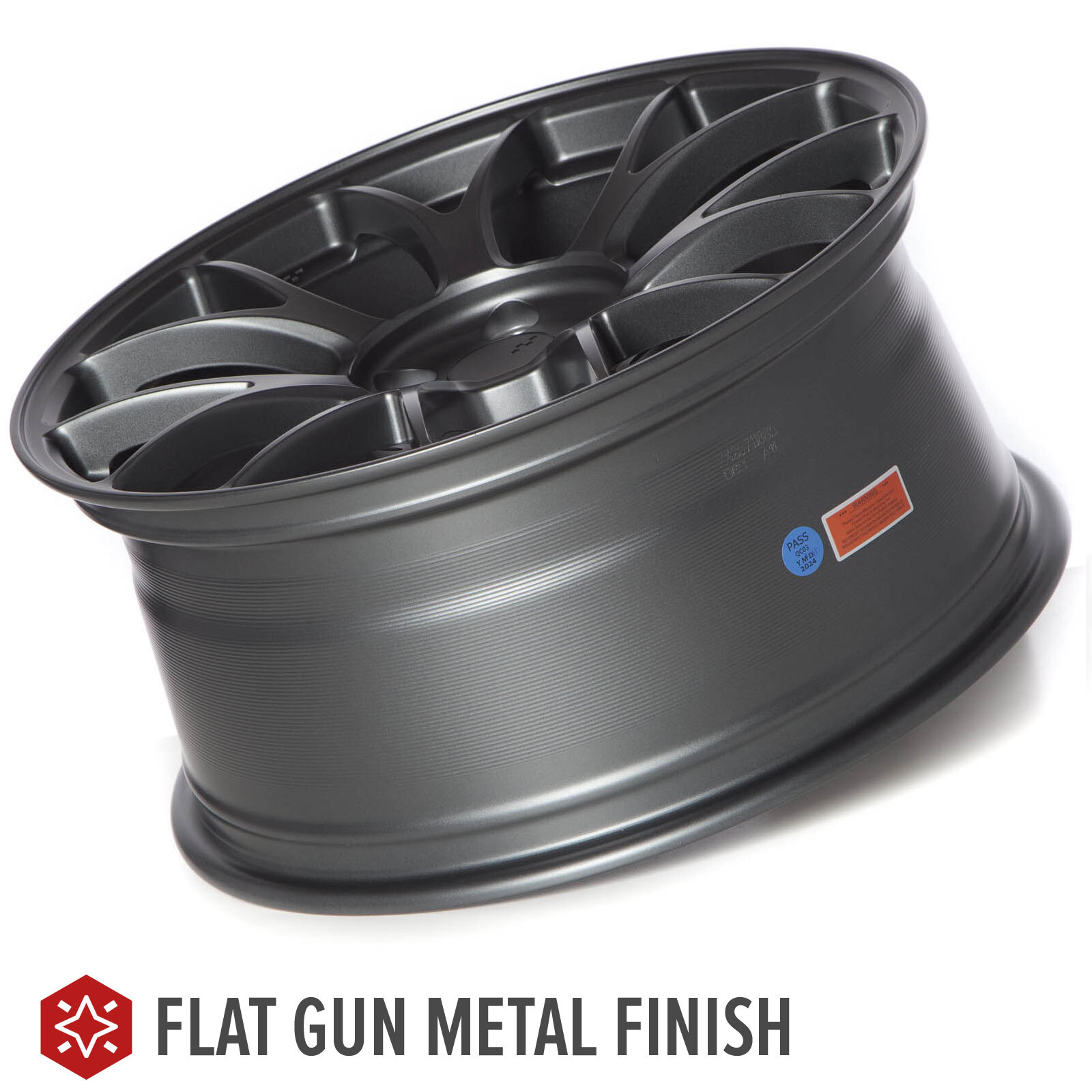 CIRCUIT CSF2 18x8.5 5x100 +35 MATTE GUNMETAL WHEELS FITS SUBARU WRX ...