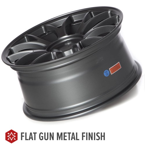 CIRCUIT CSF2 18x8.5 5x100 +35 MATTE GUNMETAL WHEELS FITS SUBARU WRX ...