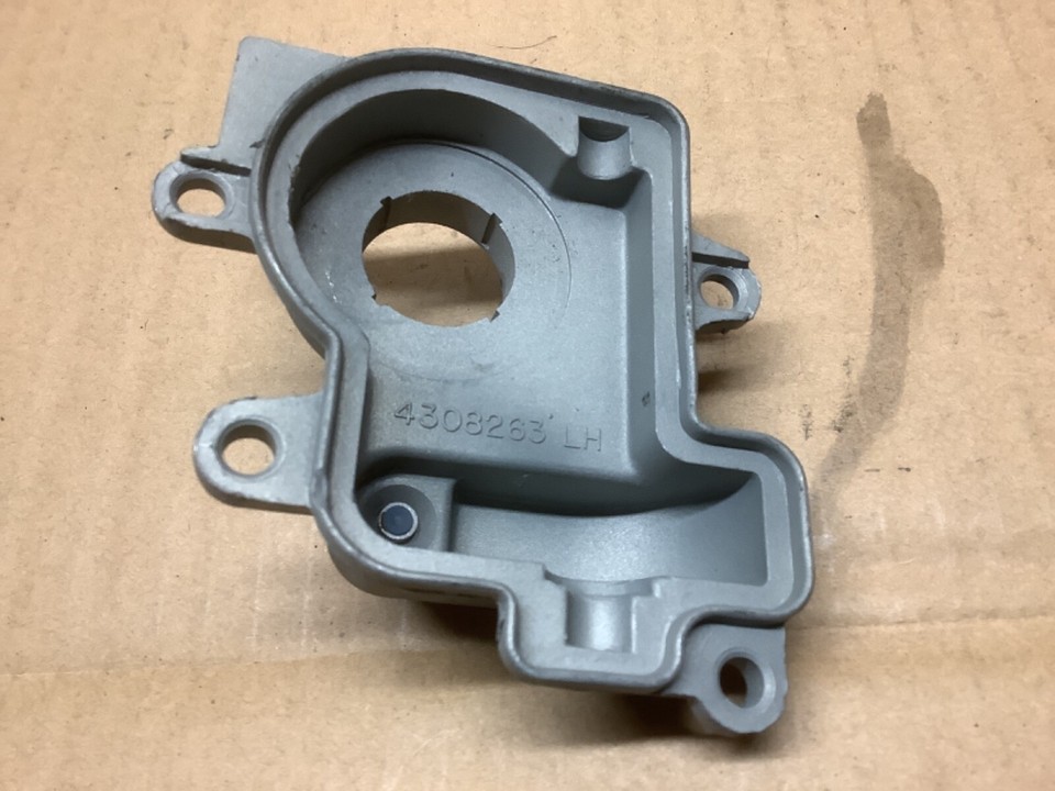 NOS 63-67 C2 Corvette headlight motor LH endplate Cover GM # 4308263 ...