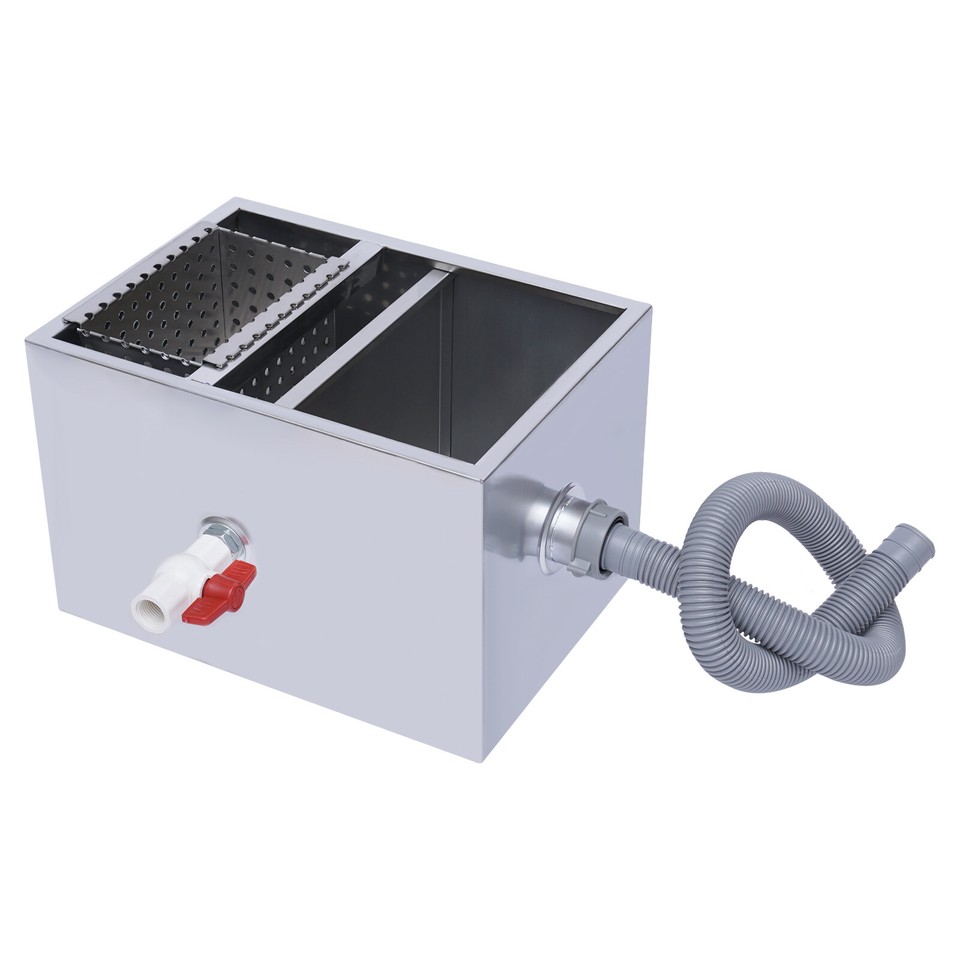 Commercial Grease Interceptor Grease Trap Stainless Under Sink Grease ...