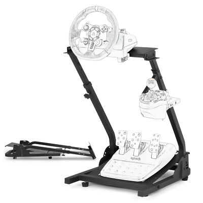 Driving Racing Simulator Cockpit Steering Wheel Stand Gaming for PS4 ...