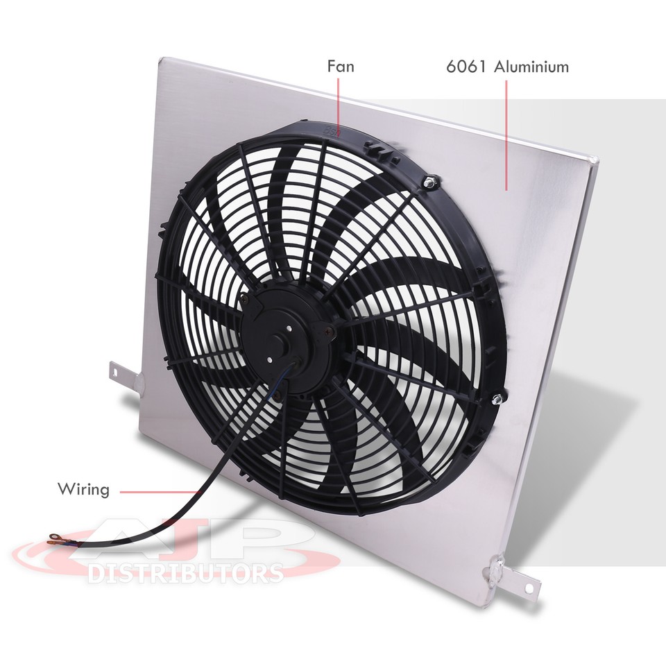 15" Performance Aluminum Radiator Fan Shroud For 1990-1996 Nissan 300ZX ...