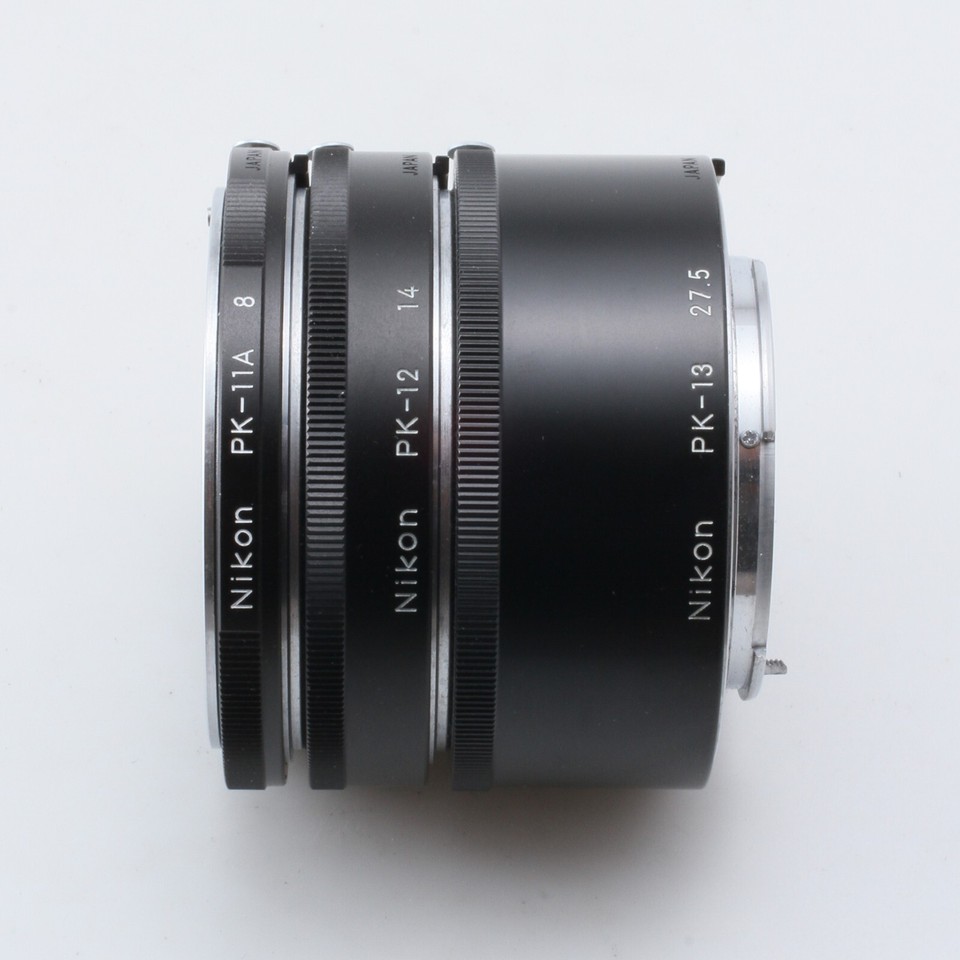 Nikon Extension Ring PK-13 PK-12 PK-11A set For Ai Nikkor lens manuals ...