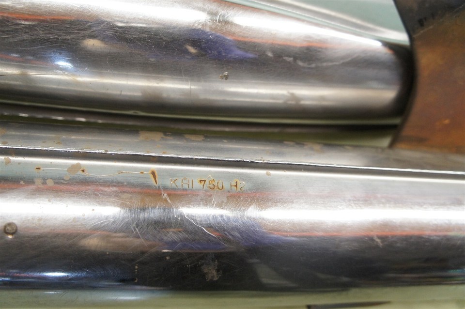 KAWASAKI H2 H-2 H2750 TRIPLE KH KH750 750 MACH H2A *2088 LATE EXHAUST ...